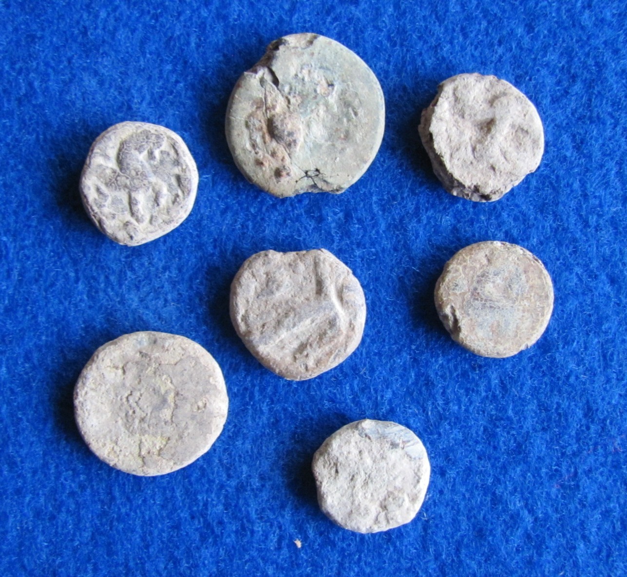 RARE/SCARCE Lot of 7 Roman Lead Tessera tokens 2nd - 3rd Century AD | eBay