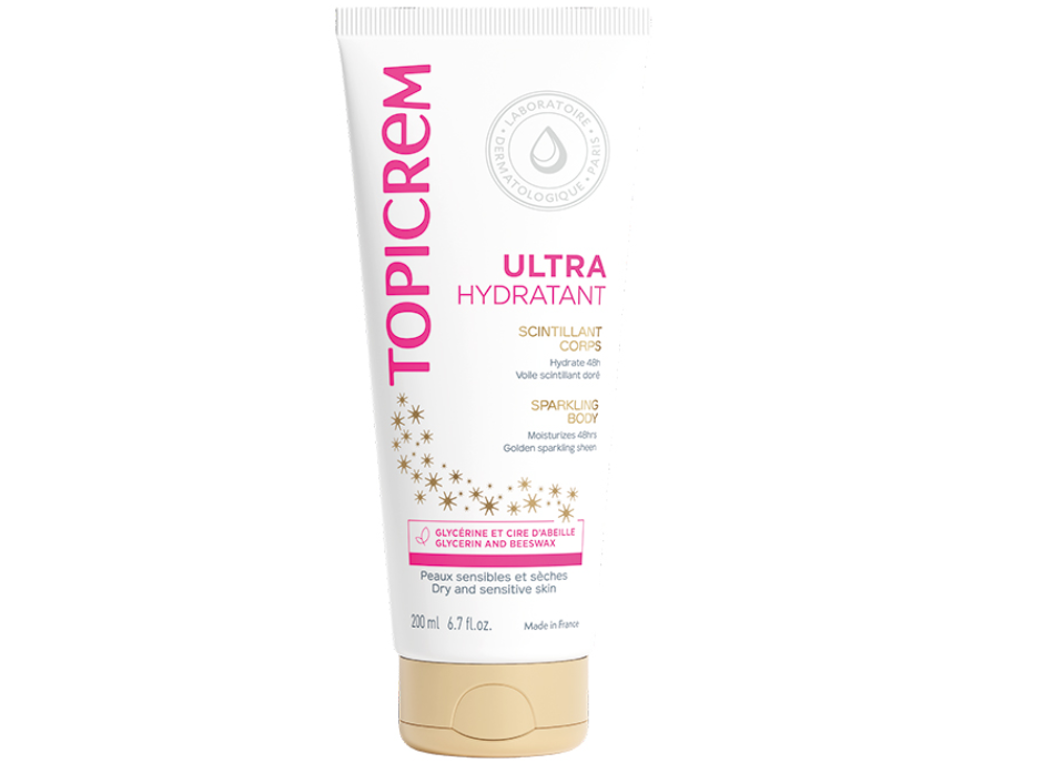 Topicrem Ultra-Hydratant Sparkling Body 200ml Sensitive and dry skins ...