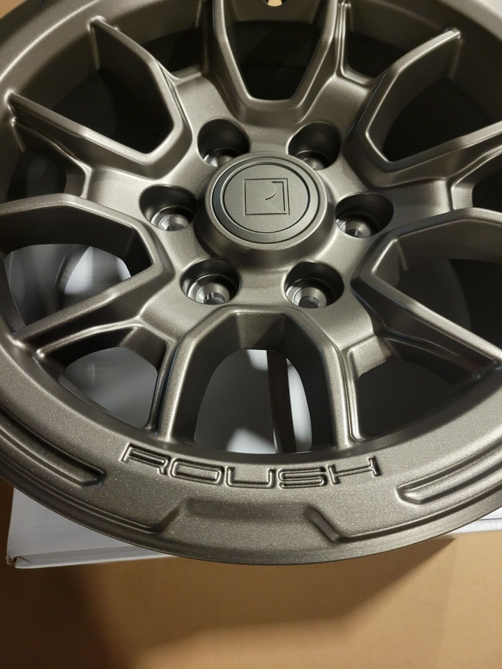 New ROUSH R Wheel Fits 2021-2025 Ford Bronco Iridium Grey 17 x 8.5 | eBay