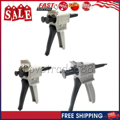 Dental Impression Mixing Dispensing Gun Rubber Dispenser Gun for ...