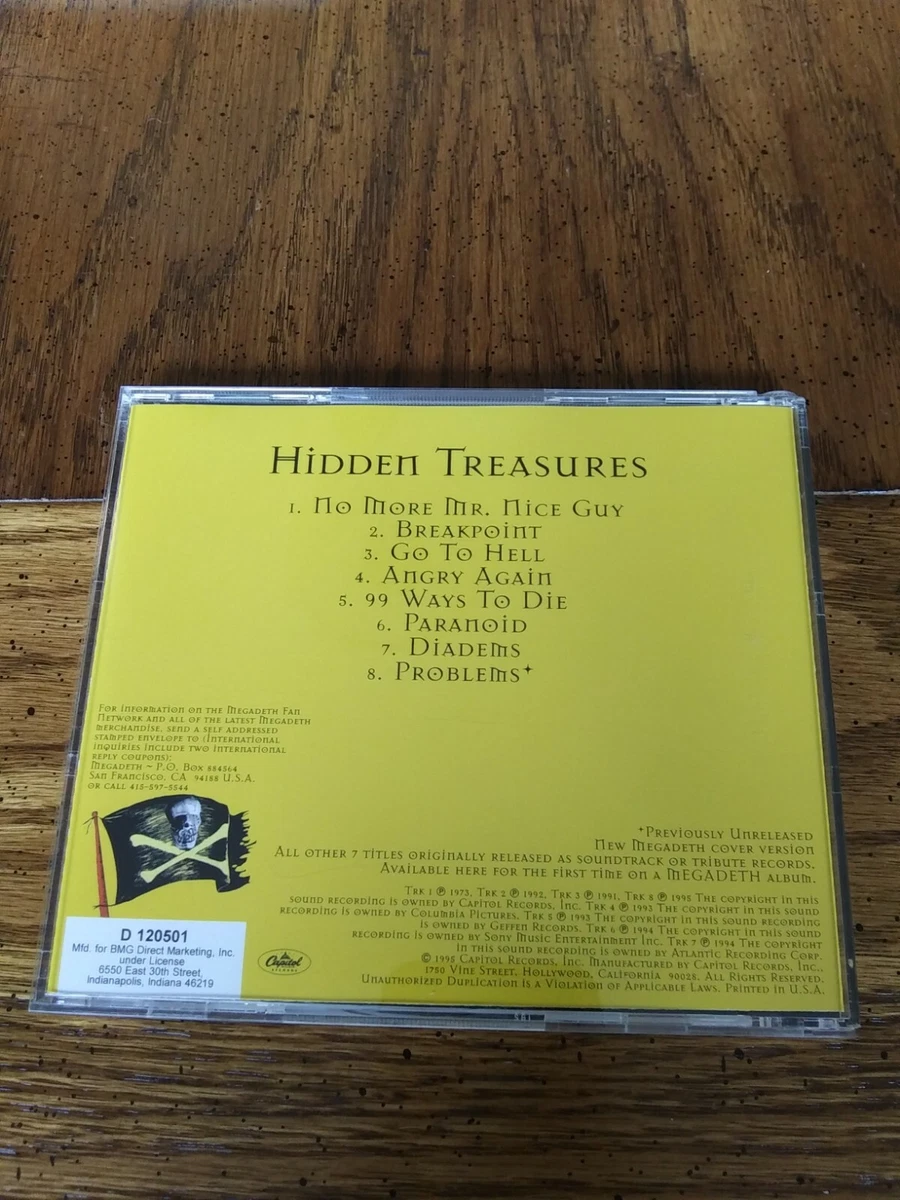 Megadeth Hidden Treasures Version 2