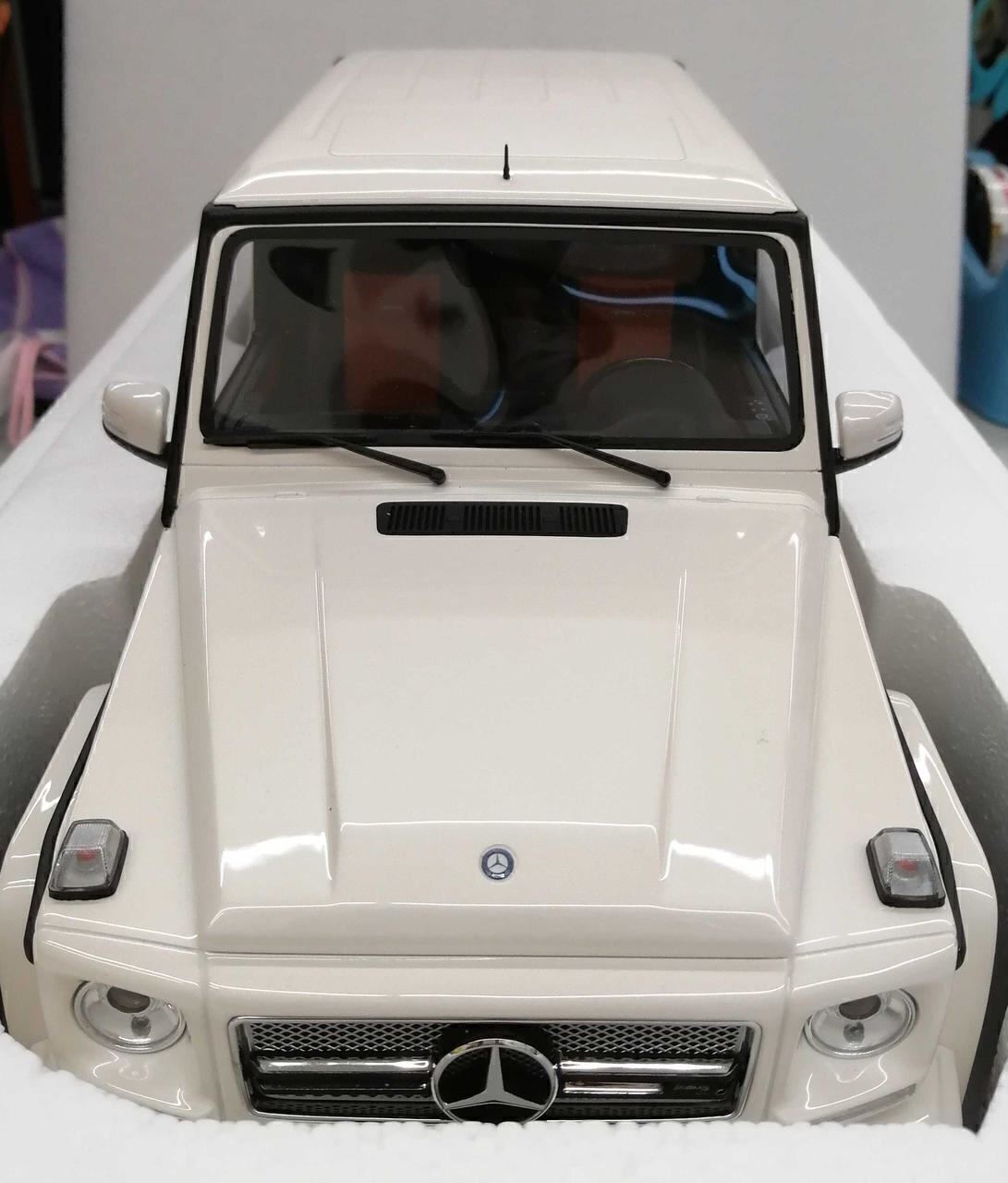 GT Spirit GTS025KJ 1/12 scale Mercedes-Benz G65 AMG White Diecast Resin ...