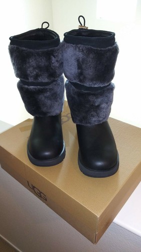 NEW UGG Reykir Waterproof Genuine Shearling Boot - Size 6 | eBay