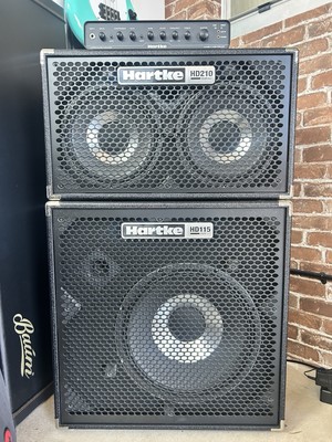 Hartke Bass Guitar Amp Stack ( 800W Bass head + 2 Cabinets) | eBay