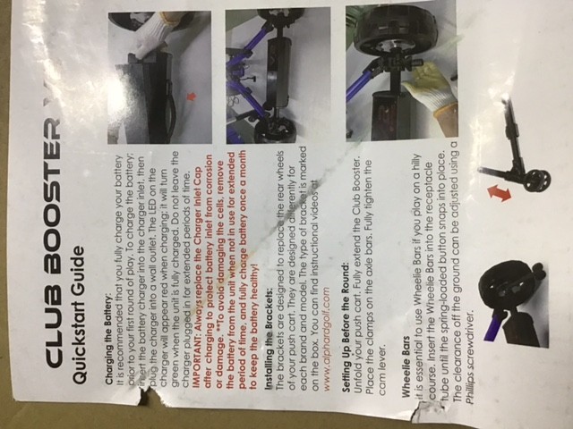 Alphard Golf Club Booster V2 - 24 Black, With Remote, Works On Any Golf ...