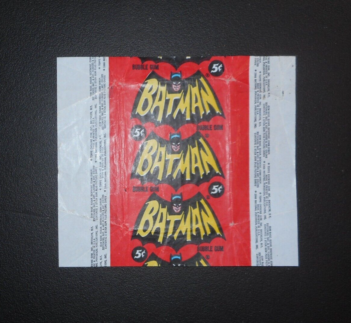 1966 BATMAN CARDS PACK WAX WRAPPER TOPPS | eBay