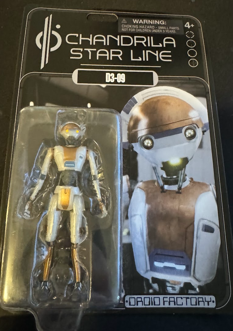 Star Wars D3-09 Droid Figure Disney Halcyon Starcruiser Chandrila Star ...