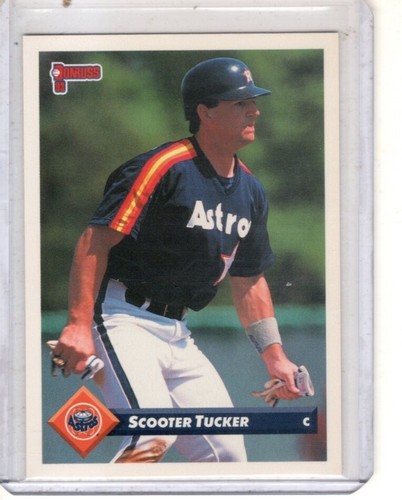 1993 Donruss #60 Scooter Tucker Houston Astros baseball card | eBay