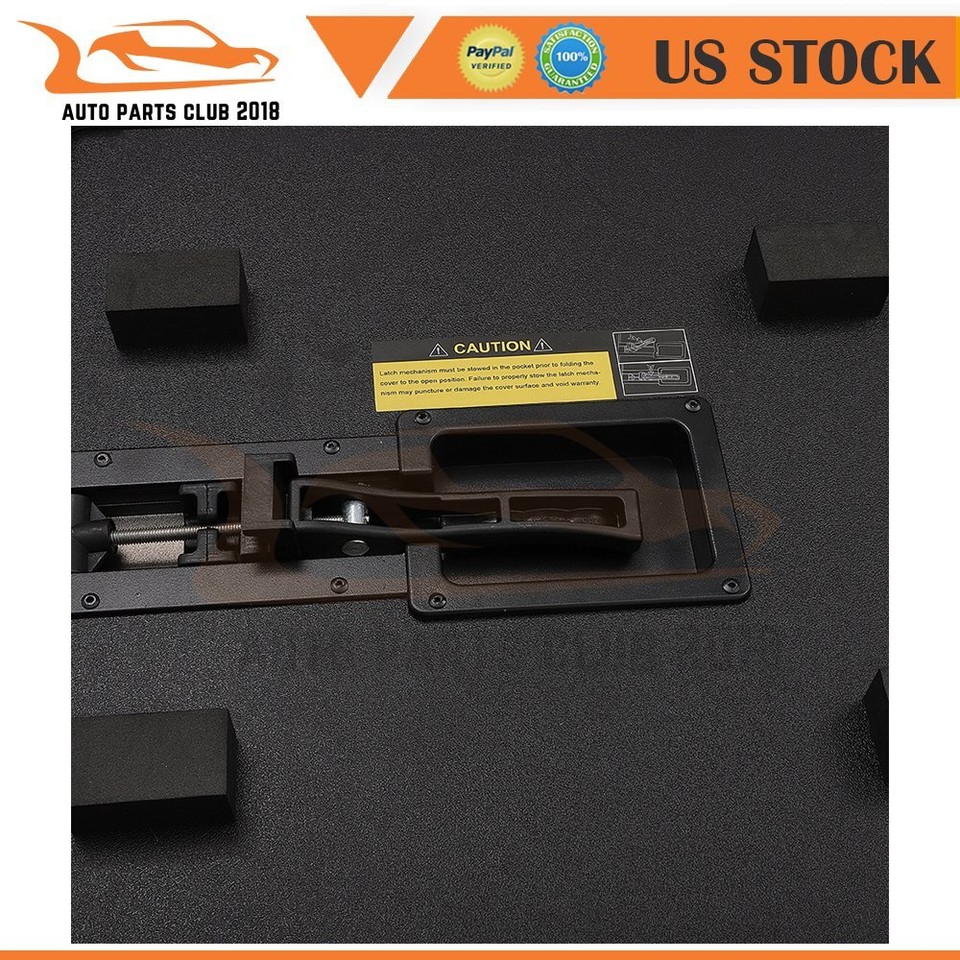 Lock Solid Hard Tri Fold Tonneau Cover 5ft For 19-21 Ford Ranger 5 ...