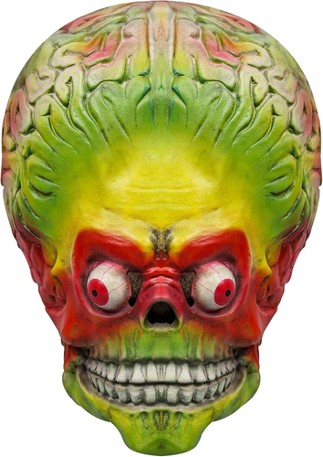 Mars Attacks Mask Halloween Brain Nudity Alien Mask Funny Full Head ...