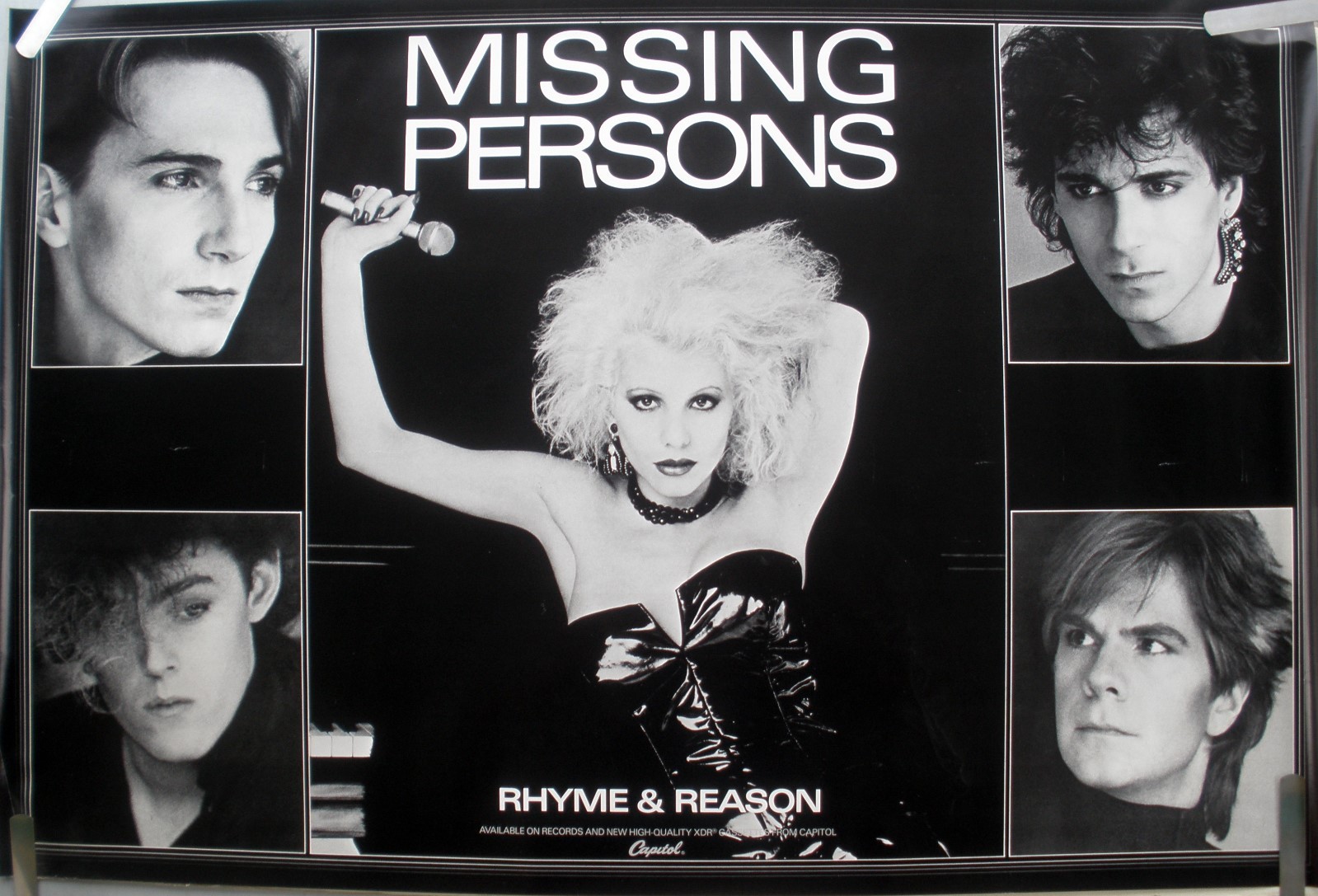 RARE MISSING PERSONS RHYME & REASON 1984 VINTAGE MUSIC RECORD STORE ...