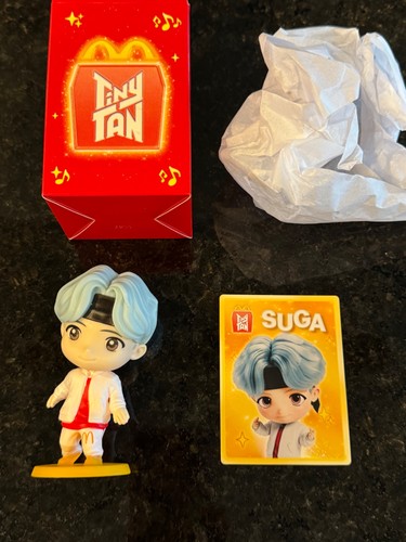 2025 McDonald's #10 Suga ENCORE ~ TINY TAN x BTS Happy Meal Toy | eBay