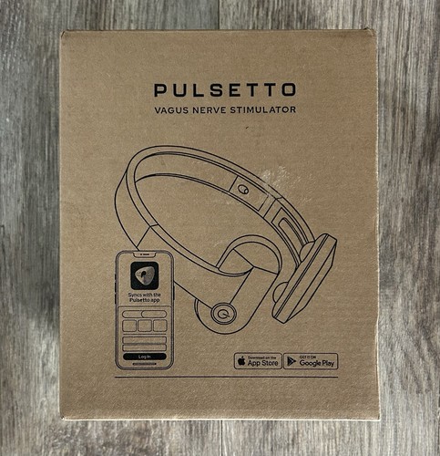 Pulsetto Vagus Nerve Stimulator Device with Electrolyte Gel, Cord and ...