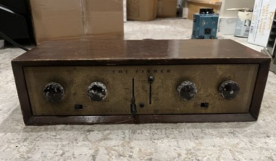 Fisher 50-C-3 Mono Tube Preamplifier Preamp Master Audio Control TESTED ...