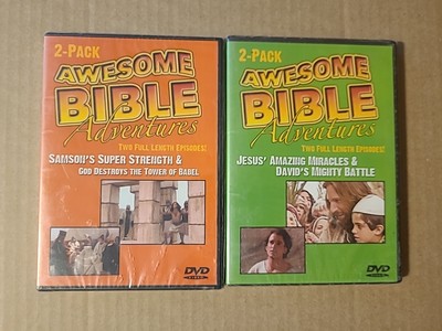 AWESOME BIBLE ADVENTURES: 4 Full Length Episodes Christian DVD ...