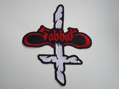 SABBAT BLACK/THRASH METAL EMBROIDERED BACK PATCH | eBay