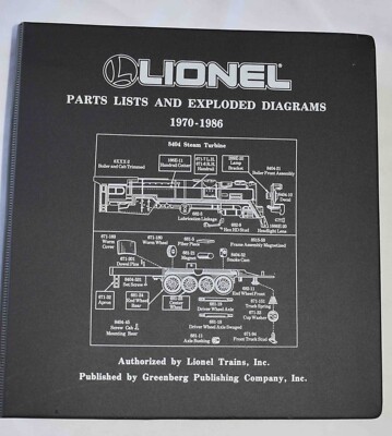 Lionel Parts List & Exploded Diagrams, 1970-1986, + Bonus! | eBay