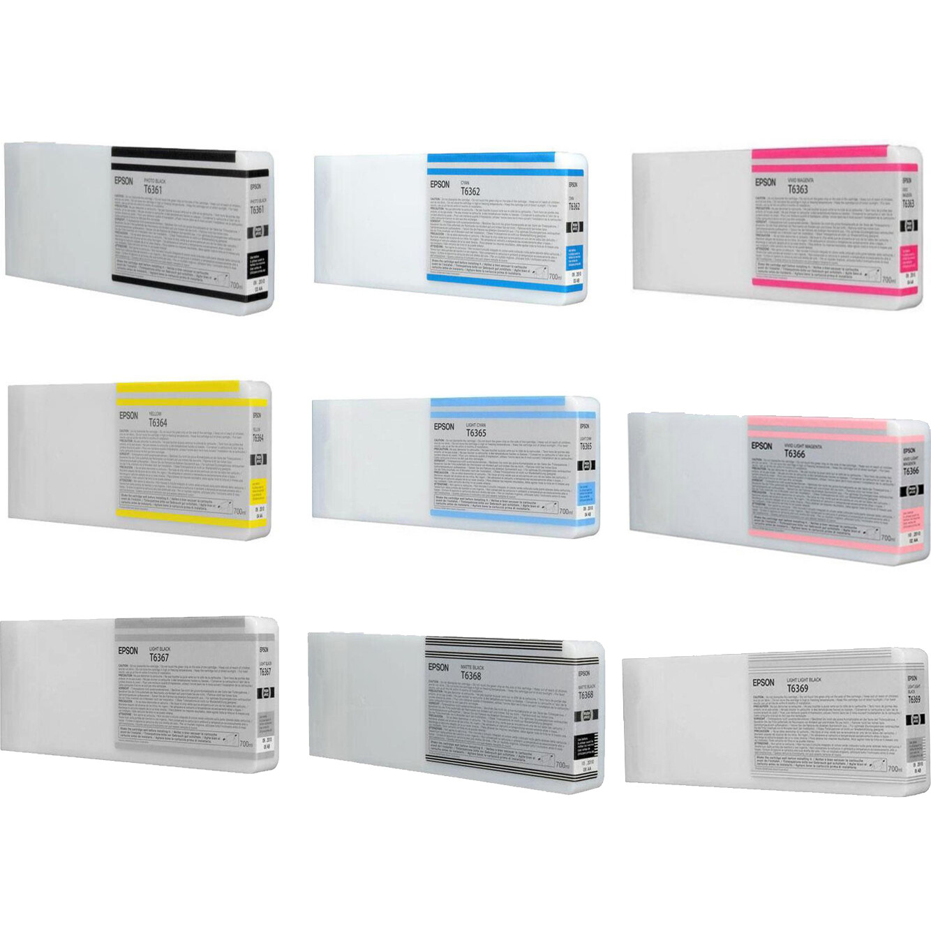 Compatible Set of Inks T6361/2/3/4/5/6/7/8/9 for Stylus Pro 7900 ...