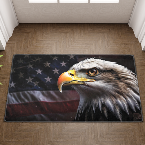 Eagle Flag Doormat, Patriotic US Welcome Mat for Indoor & Outdoor | eBay