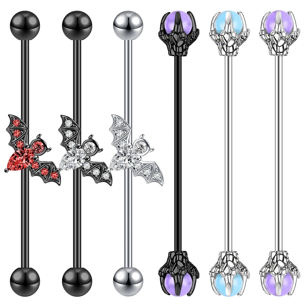 Industrial Piercing Earrings Dragon