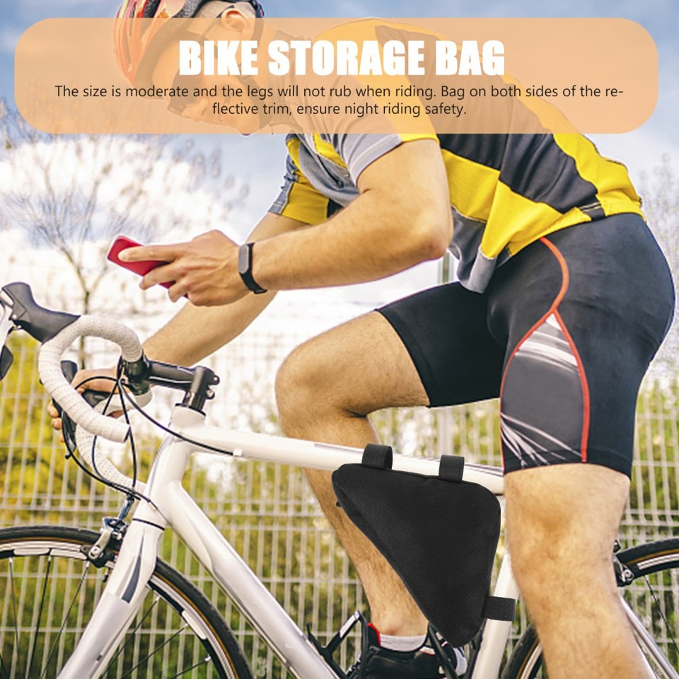Bike Frame Bag Multi-function Bike Bag Portable Bike Bag Bicycles Frame Pouch | eBay Australia