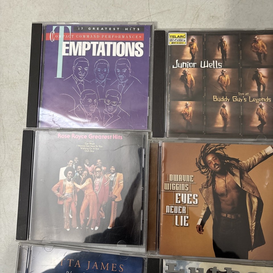 LOT OF 16 CD'S - R&B Rhythm And Blues Luther Vandross Sarah Vaughn MANY ...