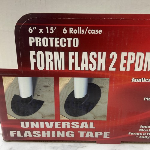 (6 PACK) Protecto Wrap Form Flash 2 EPDM - 6" x 15' Roll | eBay