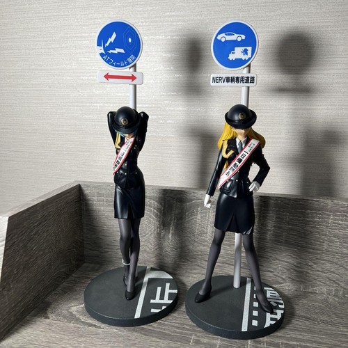 Evangelion Figure lot Asuka Rei Police Chief set | eBay