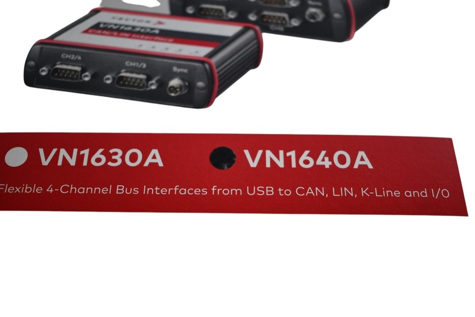 NEW Vector VN1640A CAN/LIN Network Interface 4-Channel Bus Interface ...