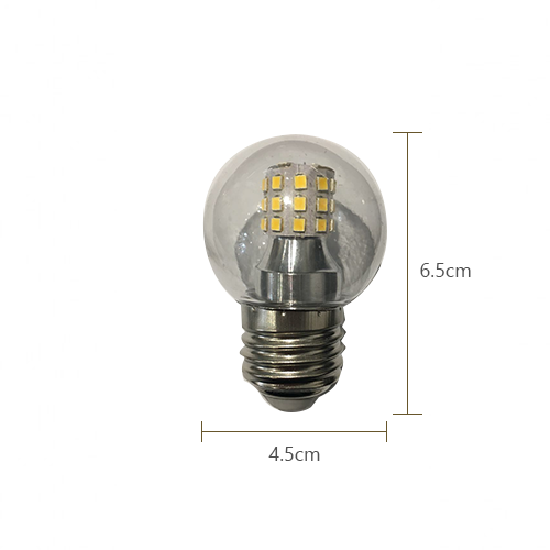 Amonson Lighting NEW 3W LED COB Bulb E27 Screw Base Globe 240V Clear ...