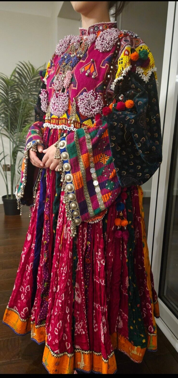 Vintage Afghan Kuchi Dress waziri afghani ghand brid… - Gem