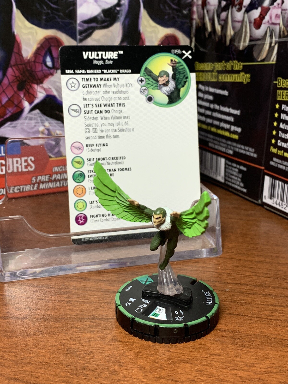Heroclix Earth X set Vulture 019b Prime figure w/card | eBay