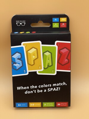 SPAZ - Card Game Party Family Fun | eBay