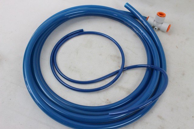 SMC TIUB07 Polyurethane Tubing 10 Feet Long Color Black Size 1/4" for ...