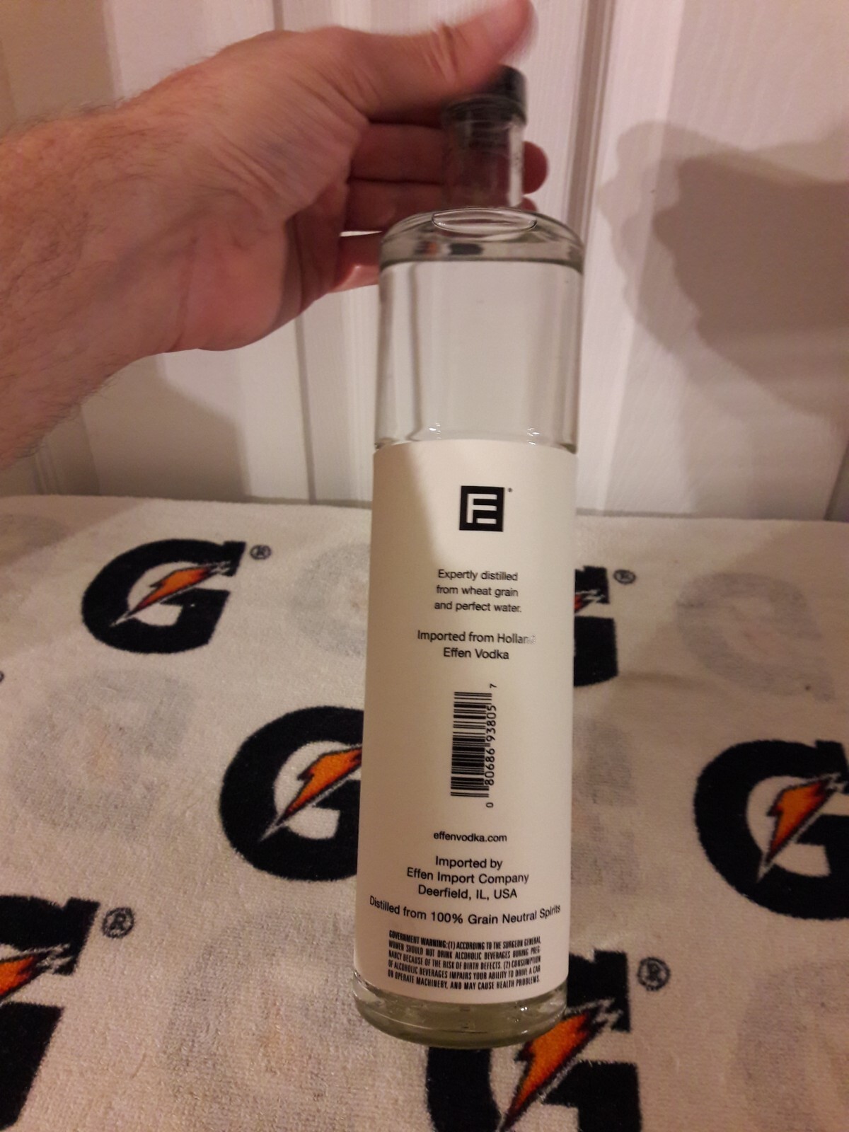 Curtis Jackson 50 Cent Signed Effen Vodka Bottle Collectors Eddition ...