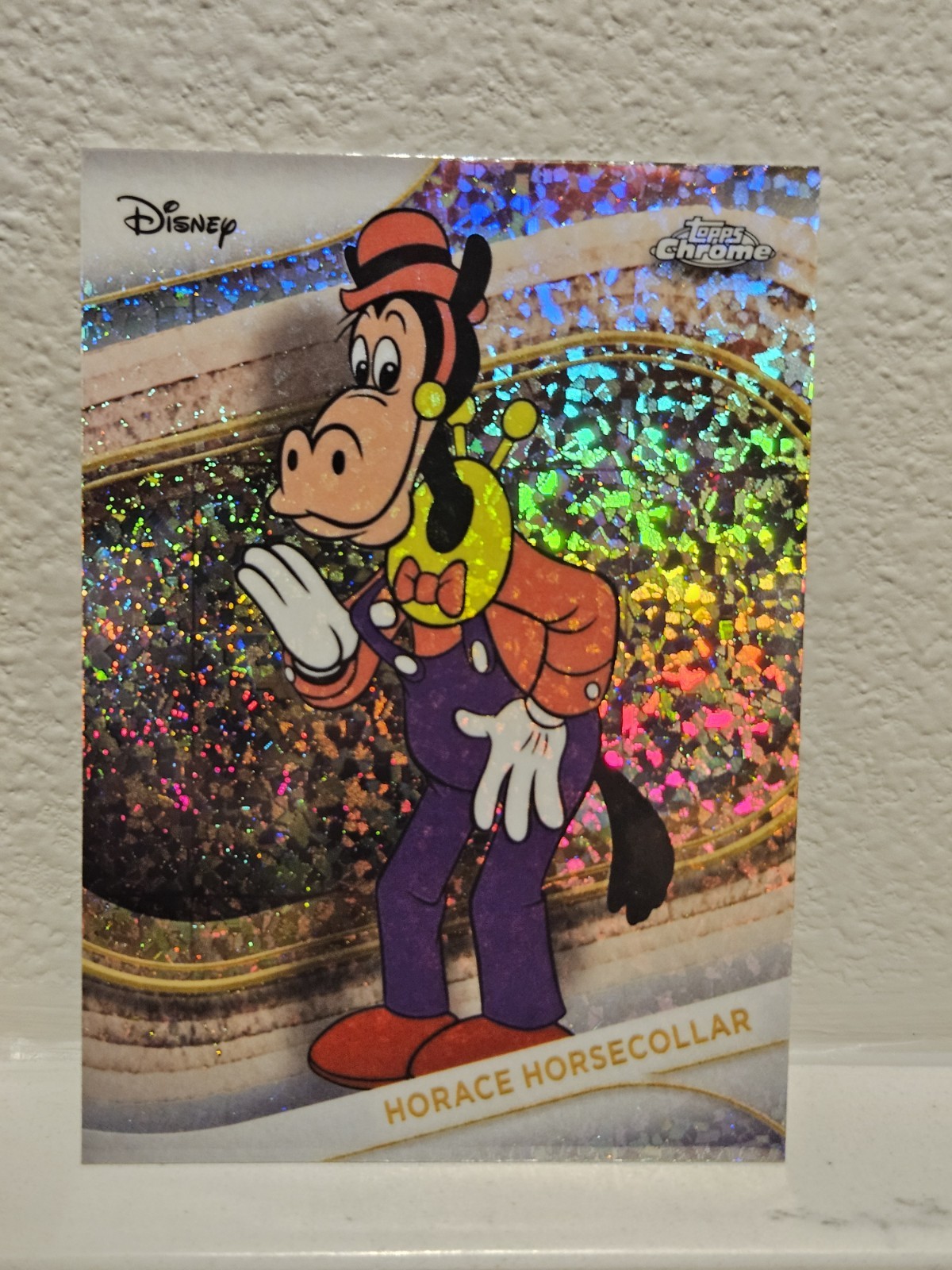 Horace Horsecollar 2025 Topps Chrome Disney #166 Purple Refractor /75 ...