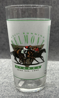 1999 BELMONT Stakes Glass June 5, 1999 Julep Glass D79 | eBay
