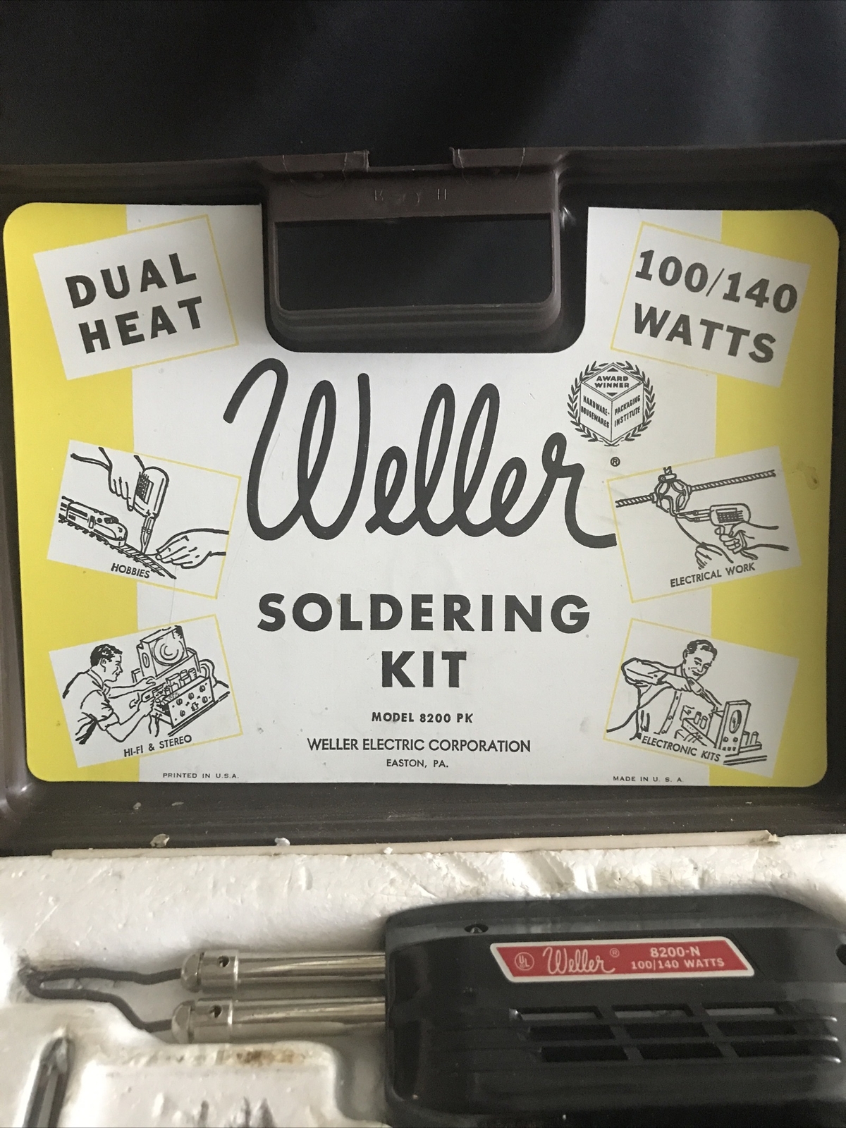 Vintage Weller 8200 PK Soldering Gun Kit w/ Case and Original Box | eBay