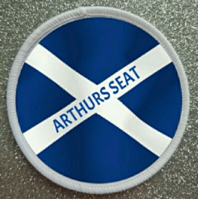 3" Arthur's Seat Edinburgh Scotland Iron / Sew On Sublimation Patch ...