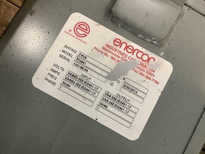 6" ENERCON CORONA TREATER STATION MANUFACTURED 2012 | eBay