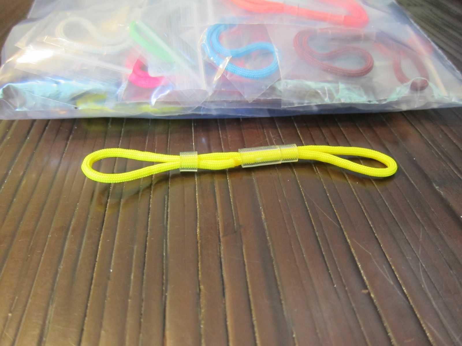 Lot of 15 Archery Cord D Loops nylon assorted colors string rope ...