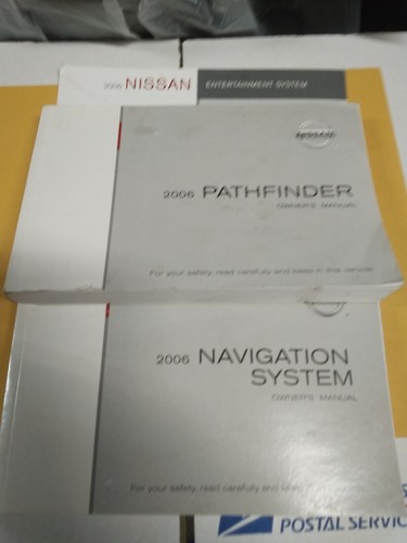 2006 NISSAN PATHFINDER OWNERS MANUAL & NAVIGATION & ENTERTAINMENT | eBay