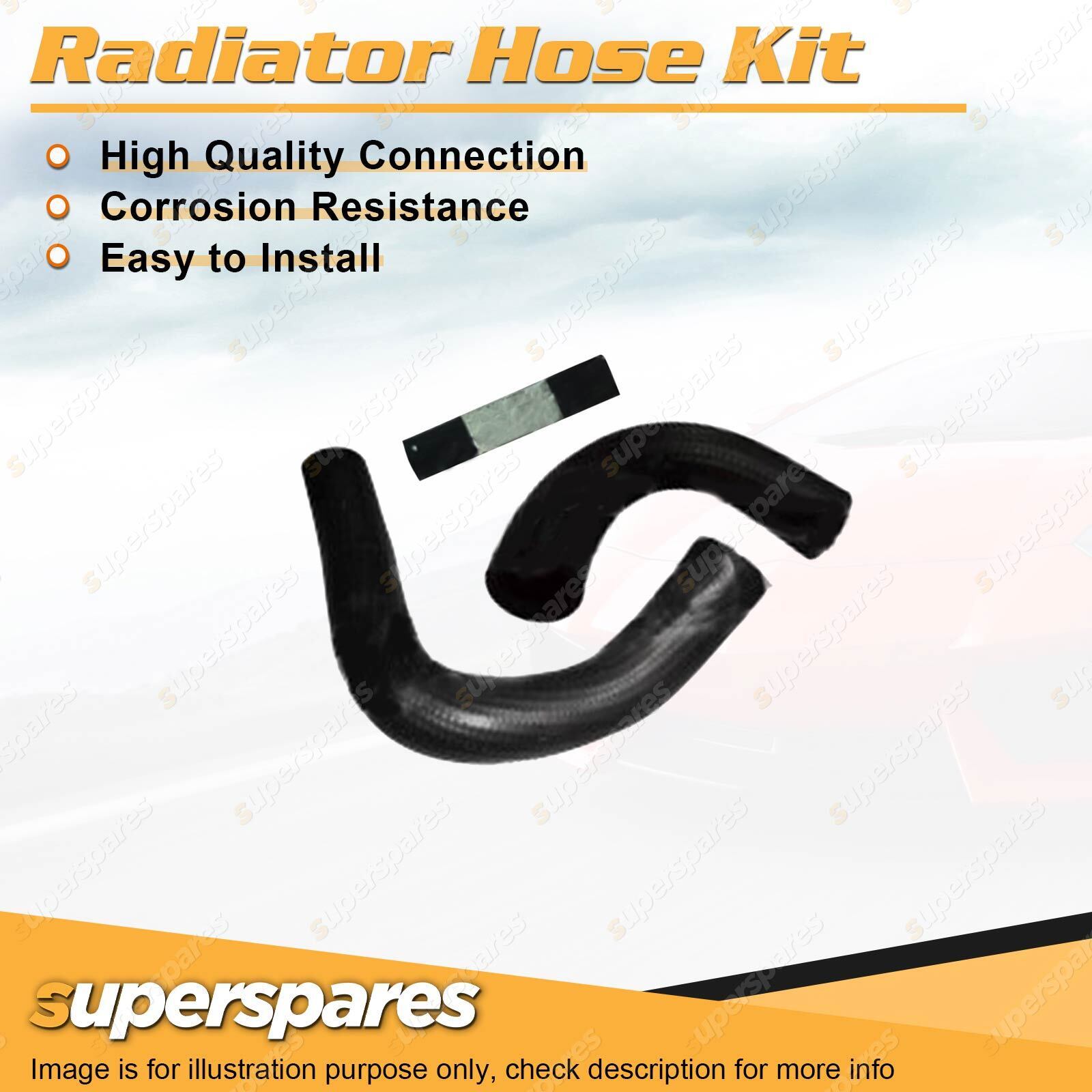 Superspares Hose Set for Chrysler Valiant AP5 VC VE VF VG 3.7 3.5 4.0L ...