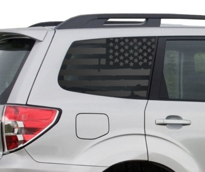 USA Flag Decals Fits Subaru Forester 2009-2013 Side Windows - 2.5x ...