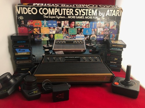 Atari 2600 Console Original 6 switch Console with Box Joystick game ...