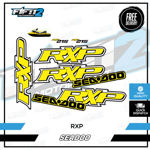 Seadoo RXP Graphics Kit Jet Ski Wave Runner Stickers Decals Wrap RXP ...