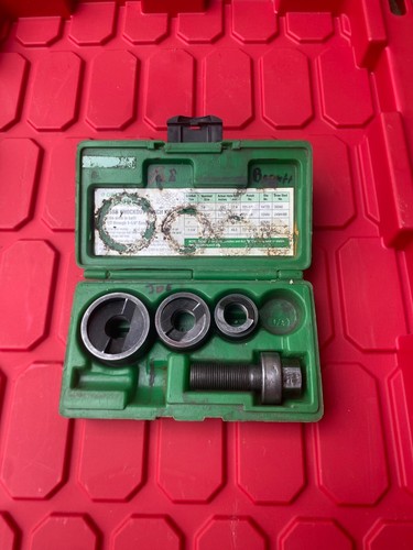 Greenlee Slug Buster Knockout Punch Set 7235BB 1/2"-1-1/4" Conduit | eBay