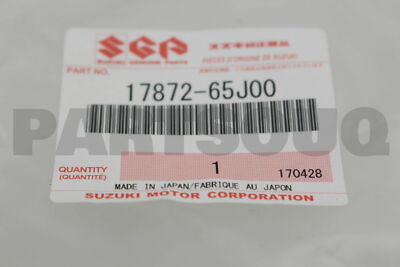 1787265J00 Genuine Suzuki HOSE, HTR OUTLET 17872-65J00 | eBay