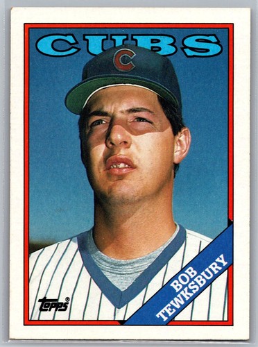 1988 Topps Baseball #593 Bob Tewksbury Chicago Cubs | eBay