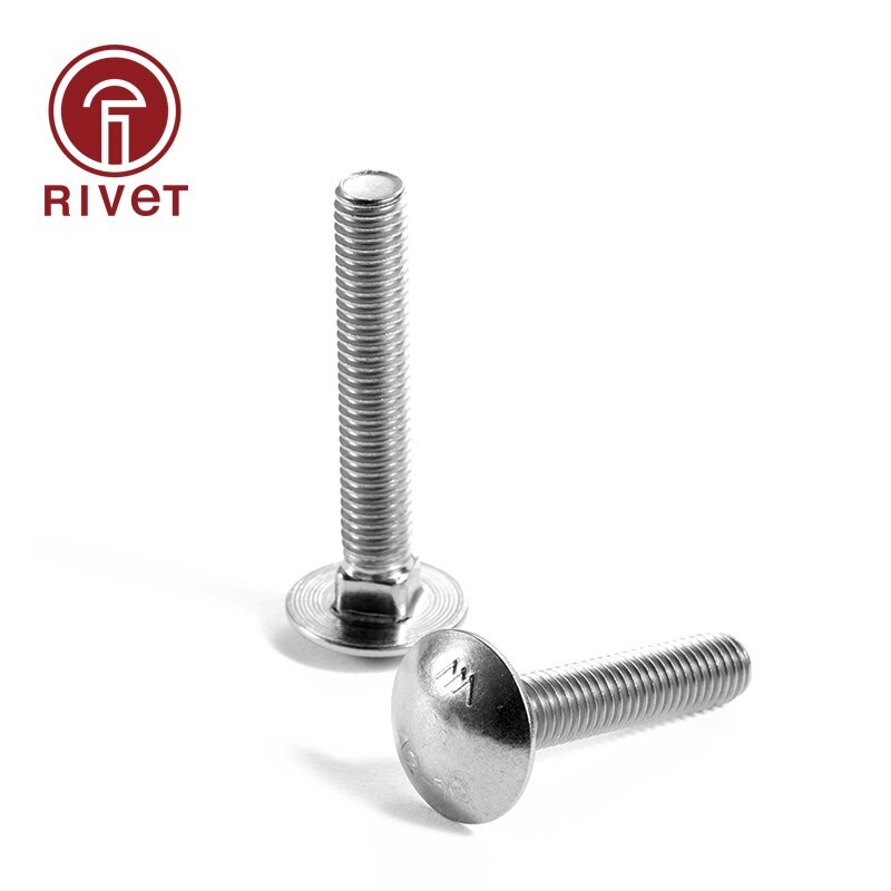 Stainless Steel Cap Head Screw Bolt with Square neck Dome Head Screws ...